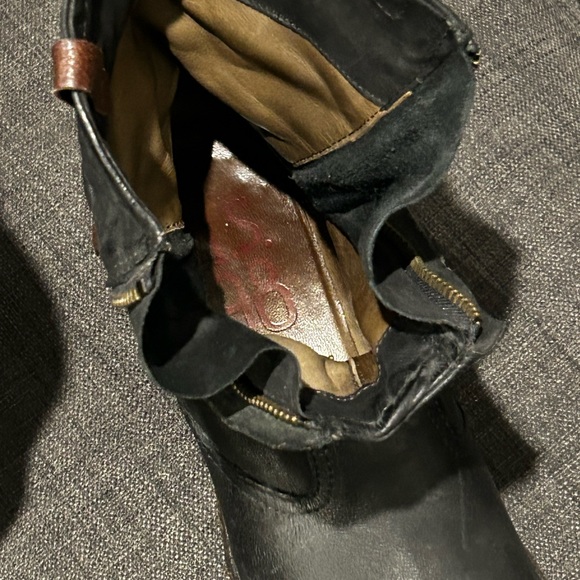 A.S.98 | Shoes | As98 Saint Metal Zip Black Leather Boots | Poshmark